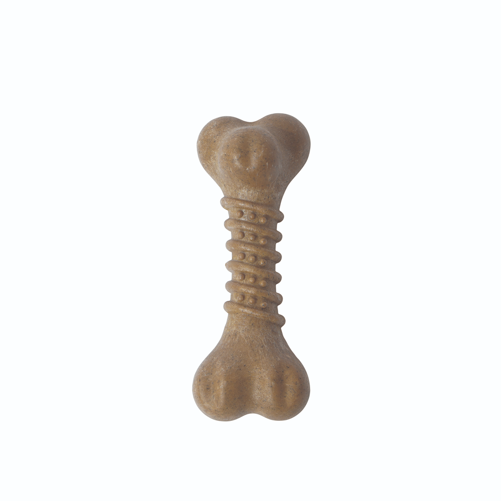 Buy M Pets Chewood Bone Chew Toy for Dogs (Brown) online at Supertails.com