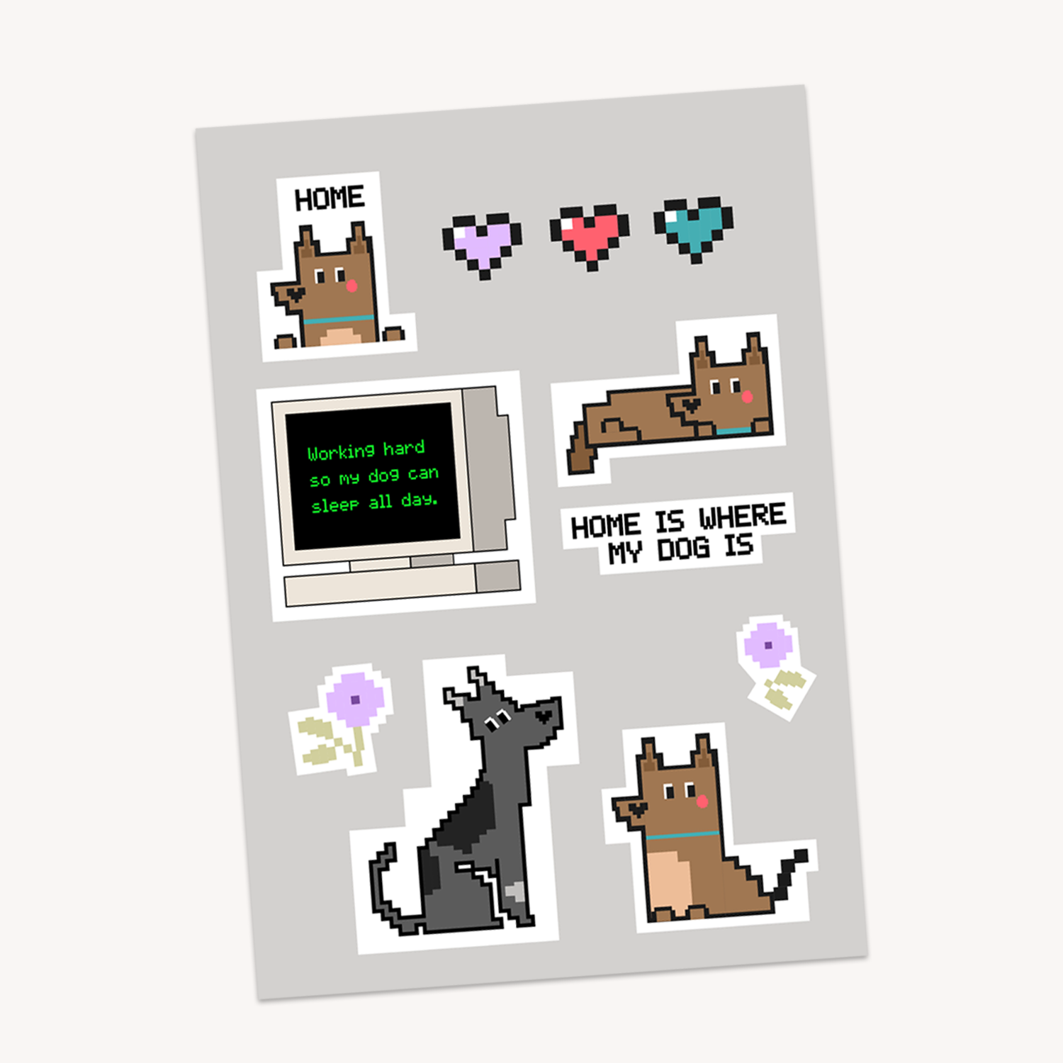 Buy thePack Indie Dog Stickers online at Supertails.com