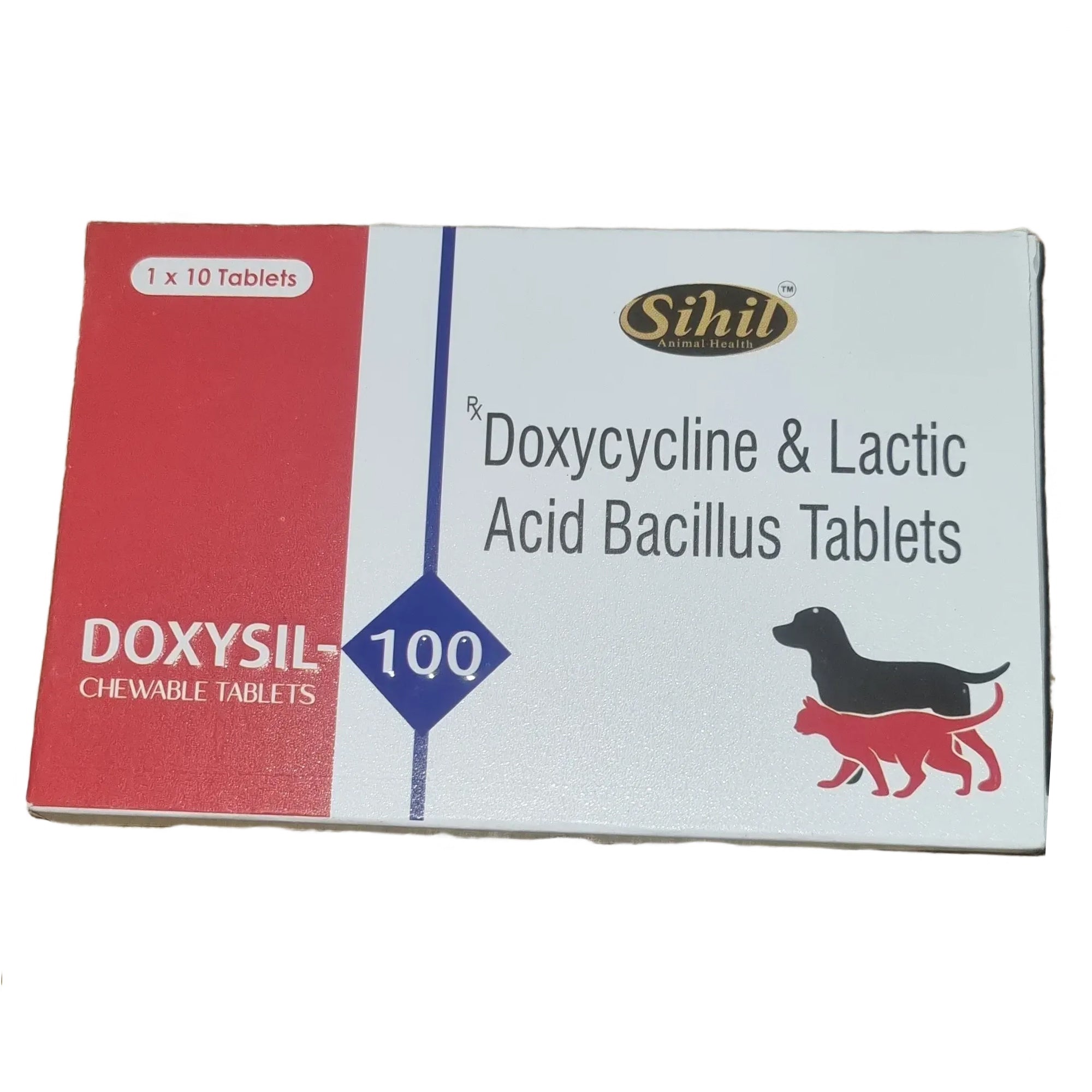 Buy Sihil Doxysil (Doxycycline) 100mg Tablet for Dogs & Cats online at ...