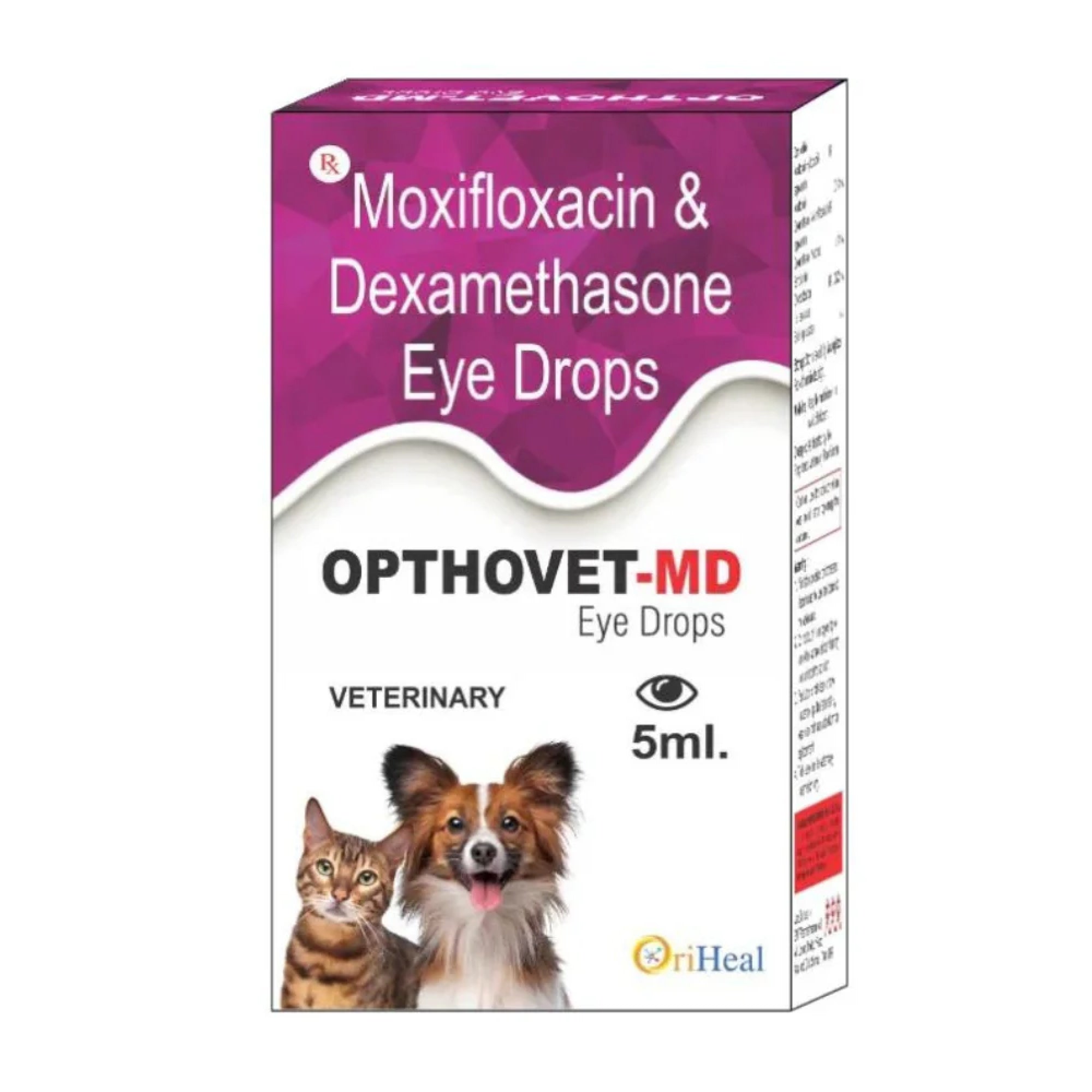 Buy Oriheal Opthovet MD (Moxifloxacin & Dexamethasone) Eye Drops for ...