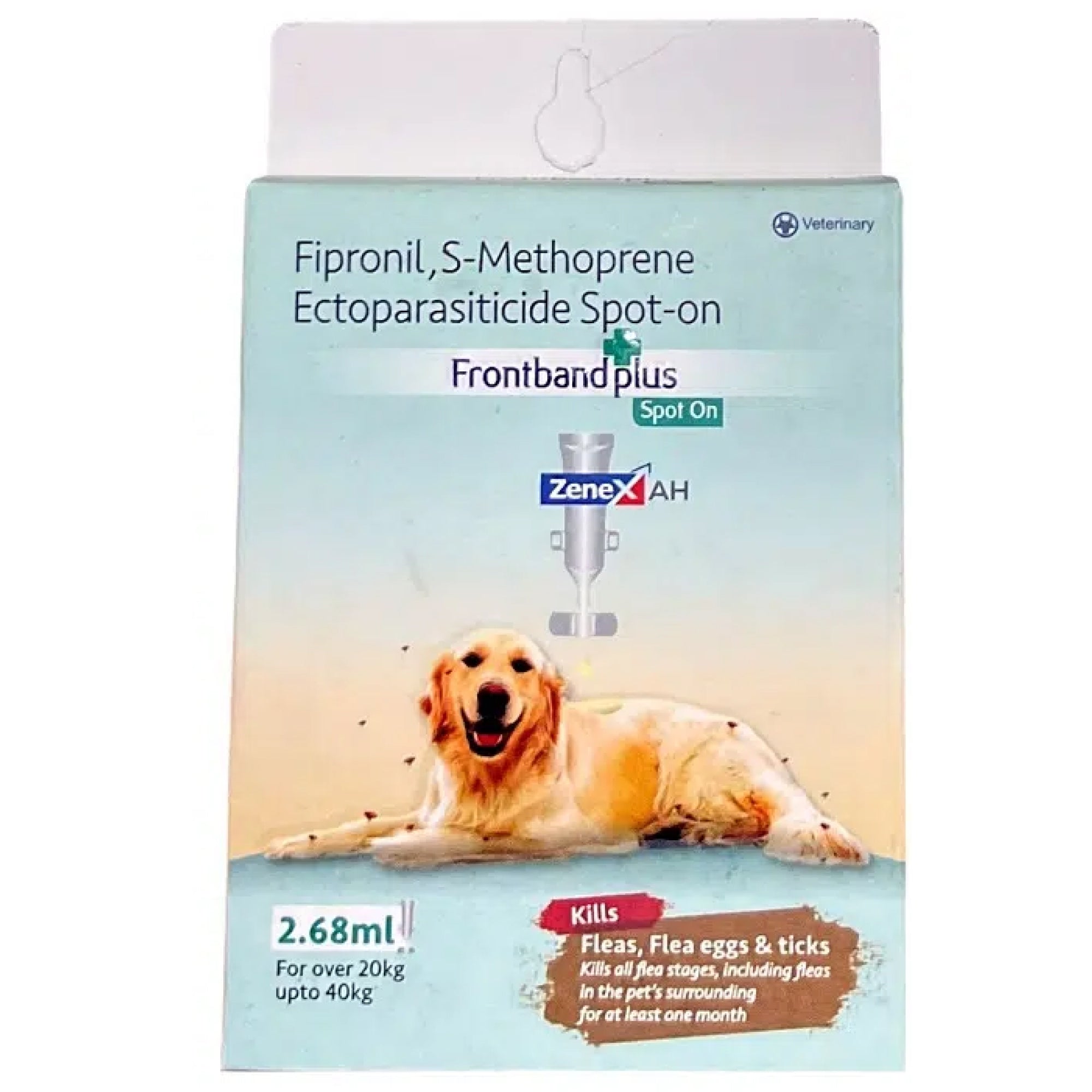 Zenex Frontband Plus Spot on (Fipronil & S methoprene) for Large Dogs ...
