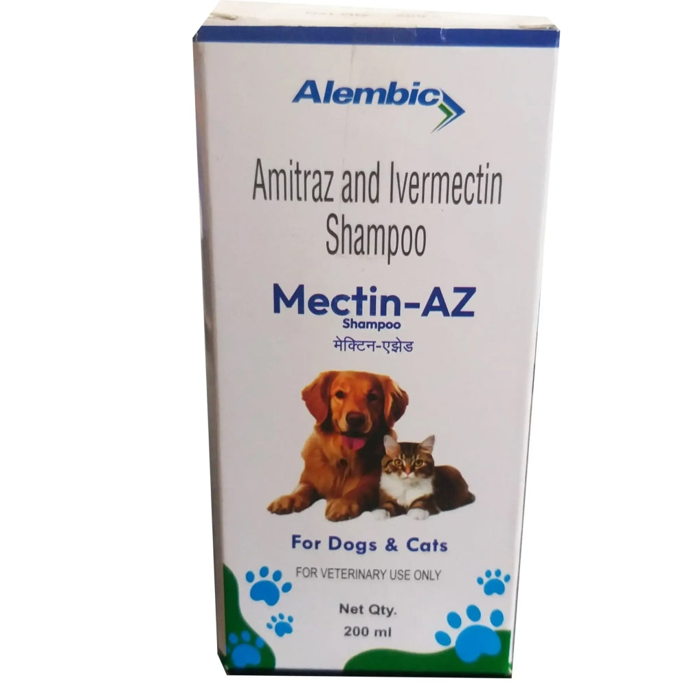 Alembic Mectin Az (Ivermectin & Amitraz) Shampoo for Dogs and Cats ...