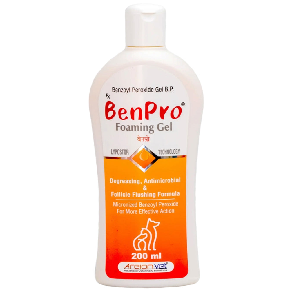 Areion Vet Benpro Foaming Gel For Dogs And Cats: View Uses, Side ...