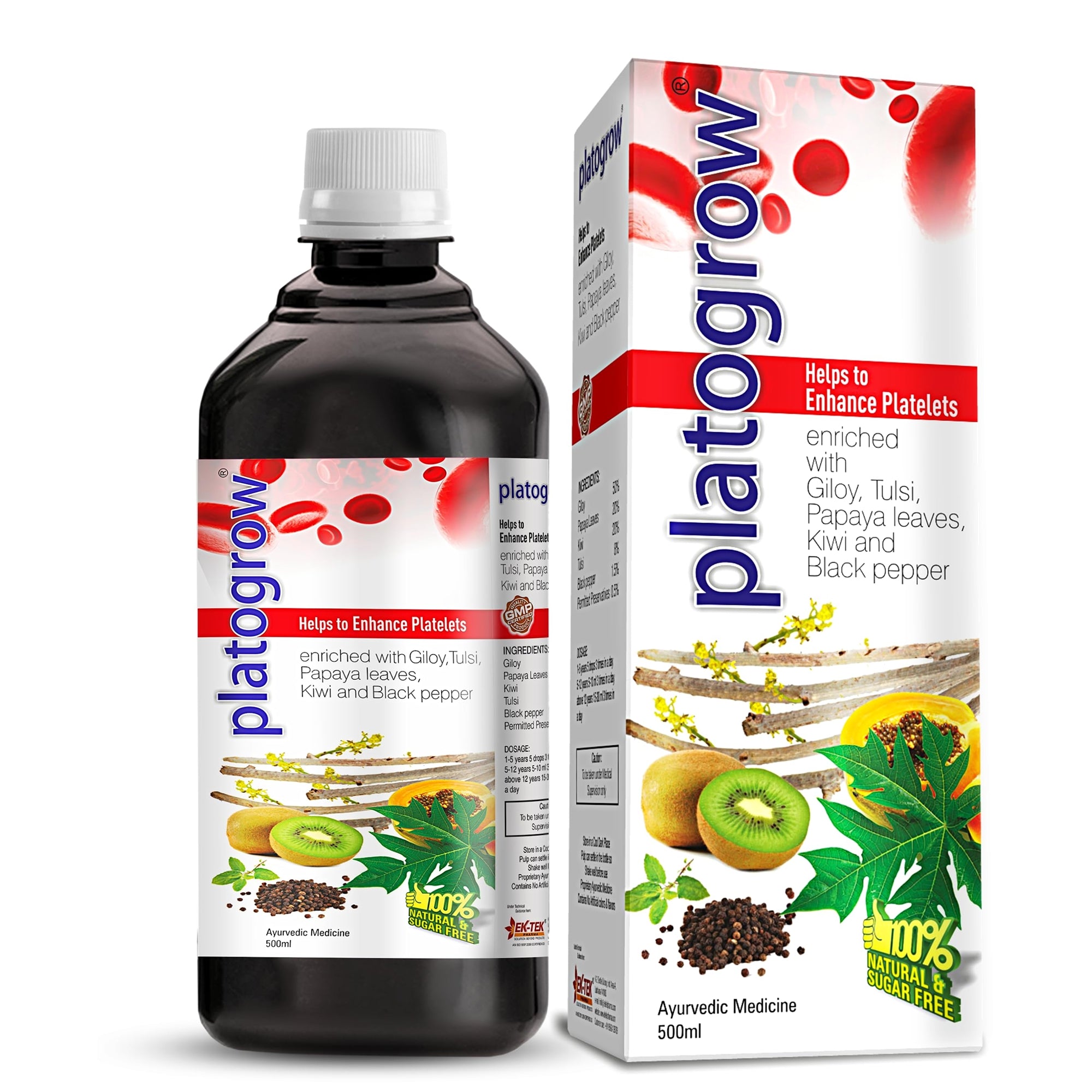 Ek Tek Platogrow Platelet Enhancer Syrup For Dogs 200Ml for Supplements ...