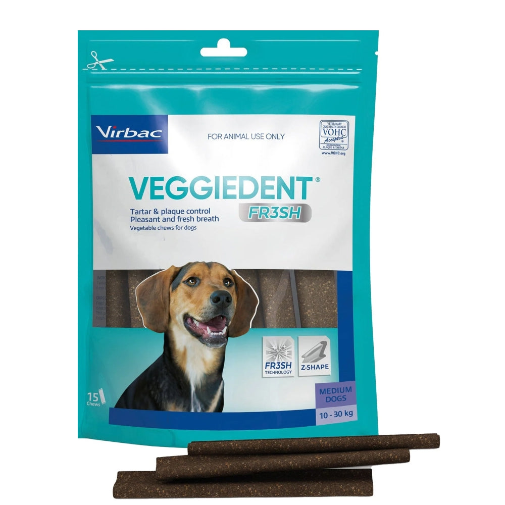 Virbac Veggiedent Dental Chew For Medium Dogs: View Uses, Side Effects ...