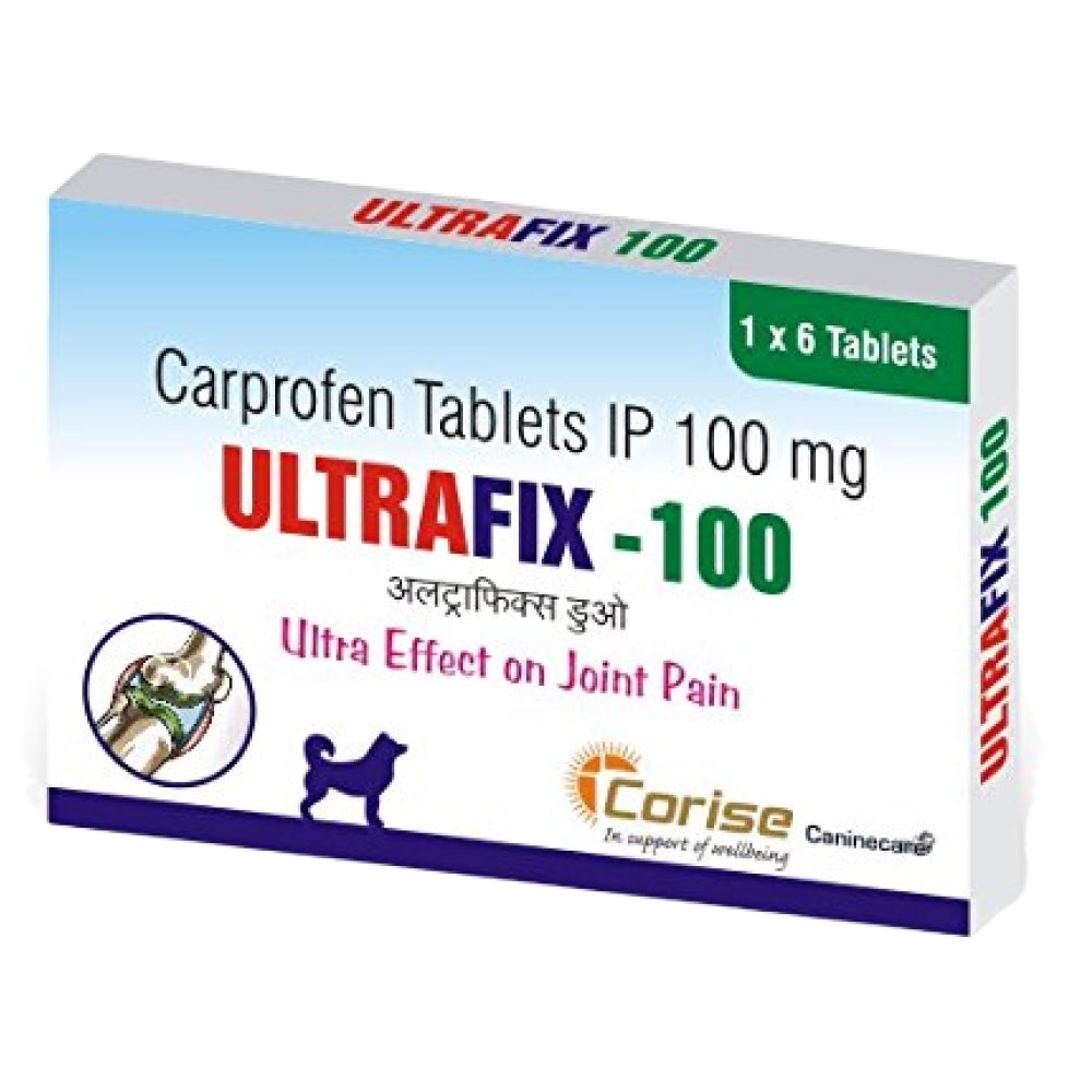 Buy Corise Ultrafix Duo 100mg (Carprofen) Tablet for Dogs online at ...