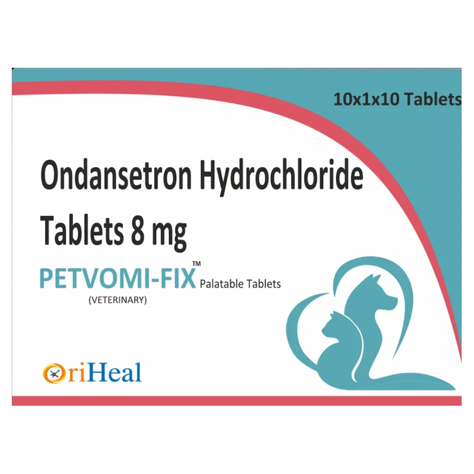 Oriheal Petvomi Fix Palatable Ondansetron 8mg Tablet for Dogs and Cats ...
