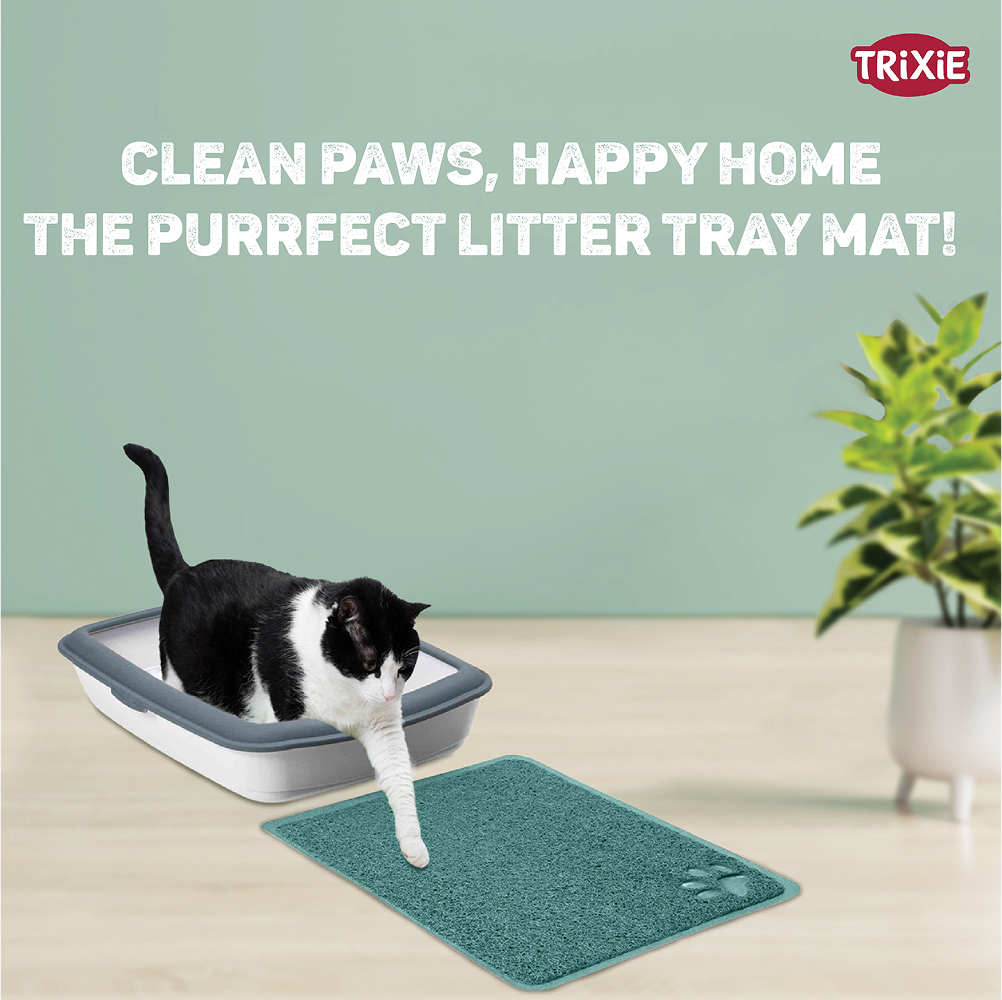 Buy Trixie litter Tray Mat for Cats (Sage) online at Supertails.com