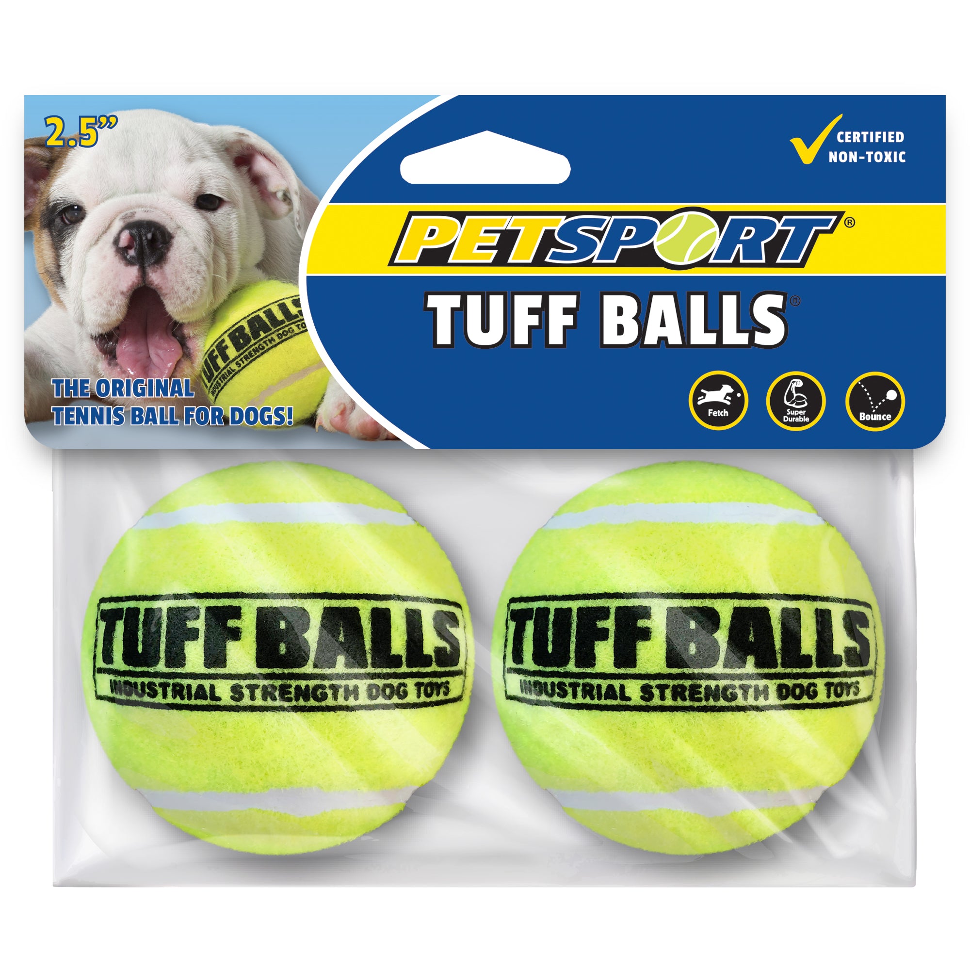 Buy PetSport Tuff Balls Toy for Dogs (Yellow) online at Supertails.com