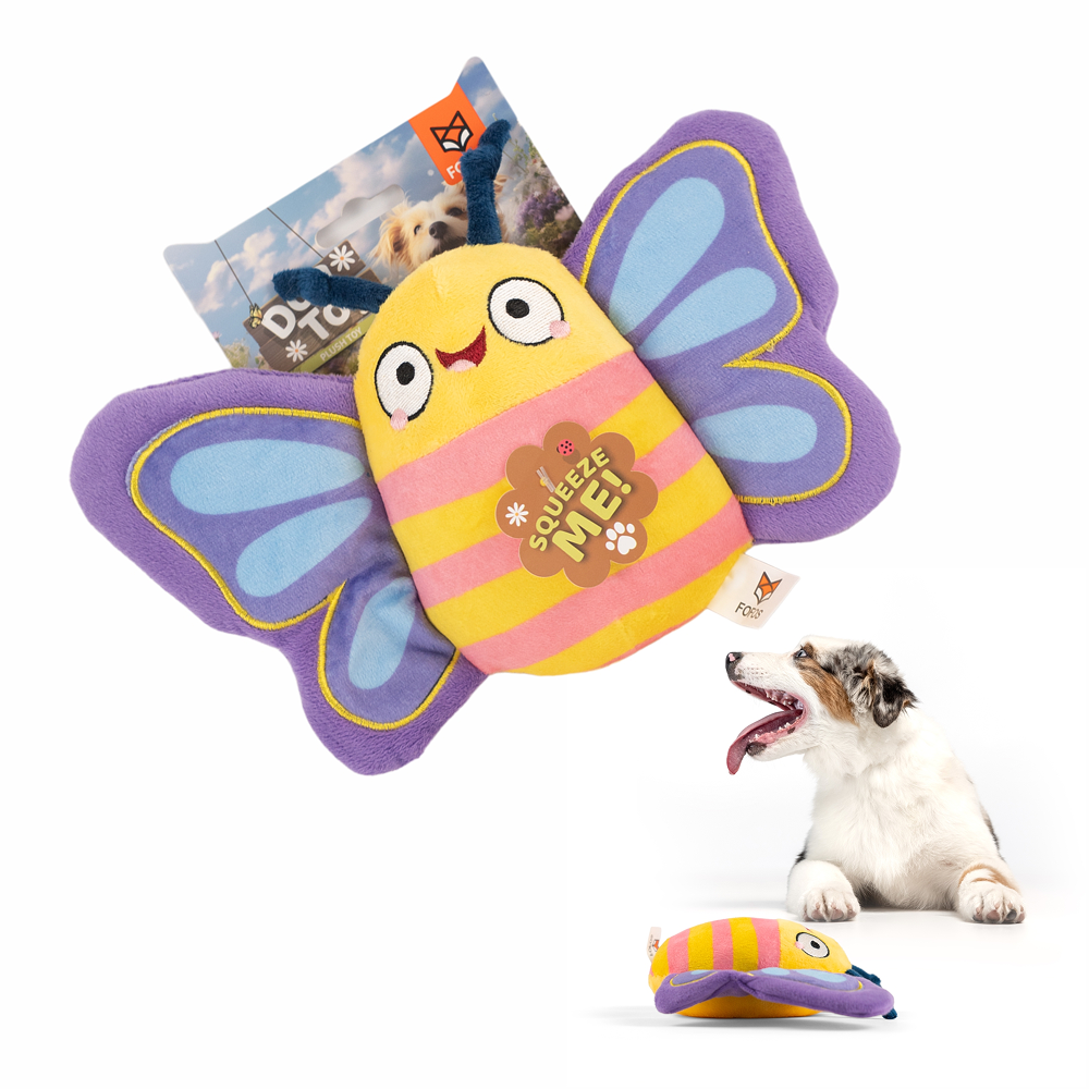 Buy Barkbutler x Fofos Garden Butterfly Plush Toy for Dogs online at ...