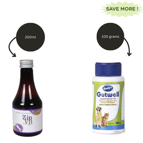 Intas Zipvit Multi Vitamin Supplement (200ml) and Venkys Gutwell Pre ...