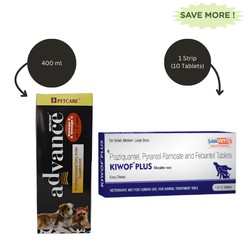 Buy Petcare Nutricoat Advance Omega 3 + 6 Syrup for Dogs and Cats ...