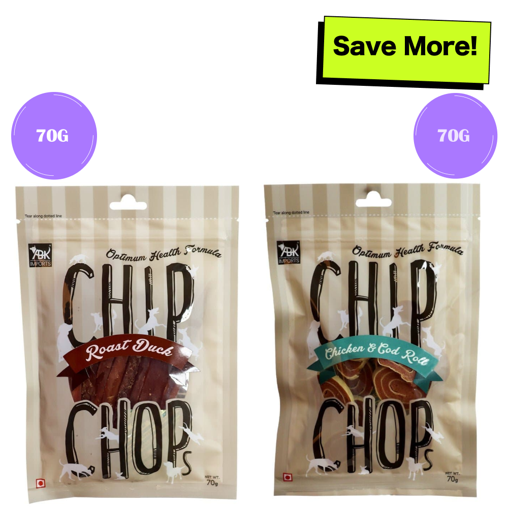 Buy Chip Chops Chicken & Codfish Rolls and Roast Duck Strips Dog Treats ...