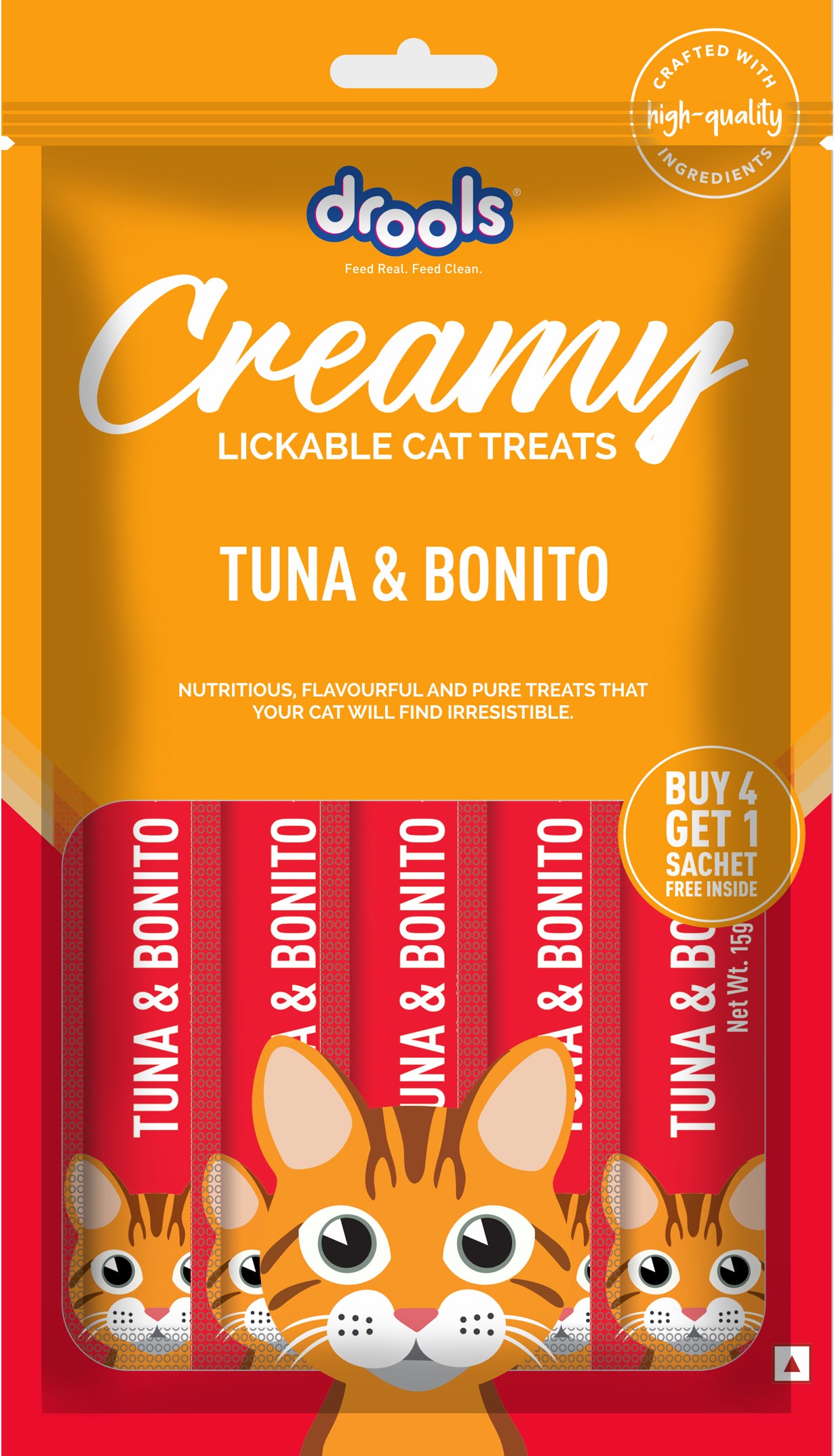 Drools Tuna & Bunito Creamy Cat Treats