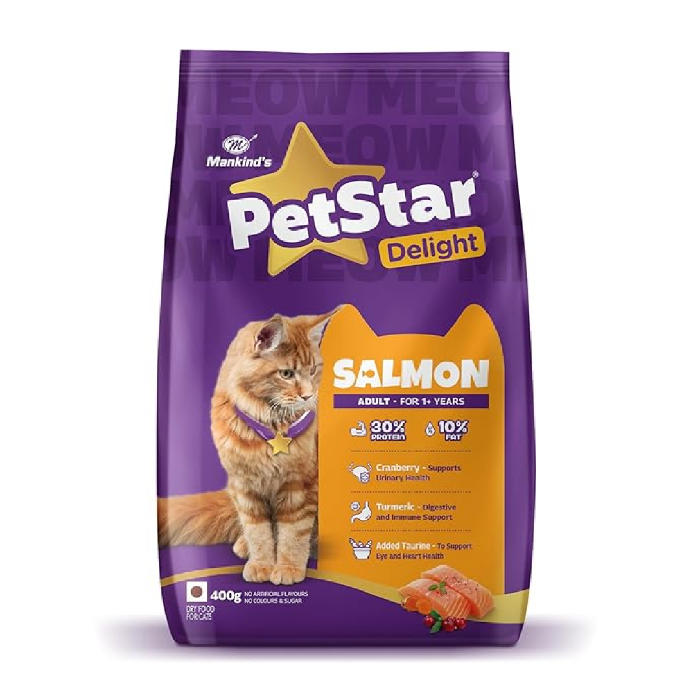 Mankind PetStar Salmon Adult Cat Dry Food | Supertails