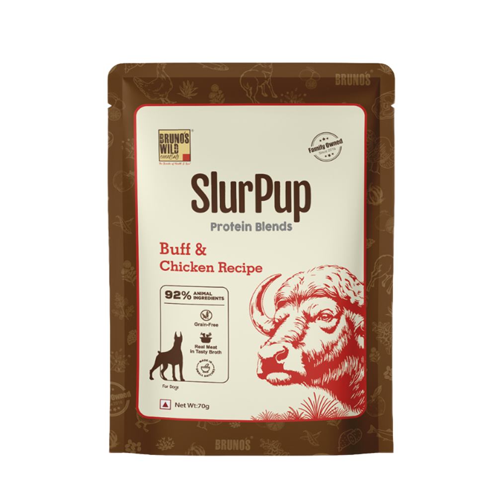 Buy Bruno's Wild Essentials Slurpup Buff & Chicken Recipe Dog Wet Food ...