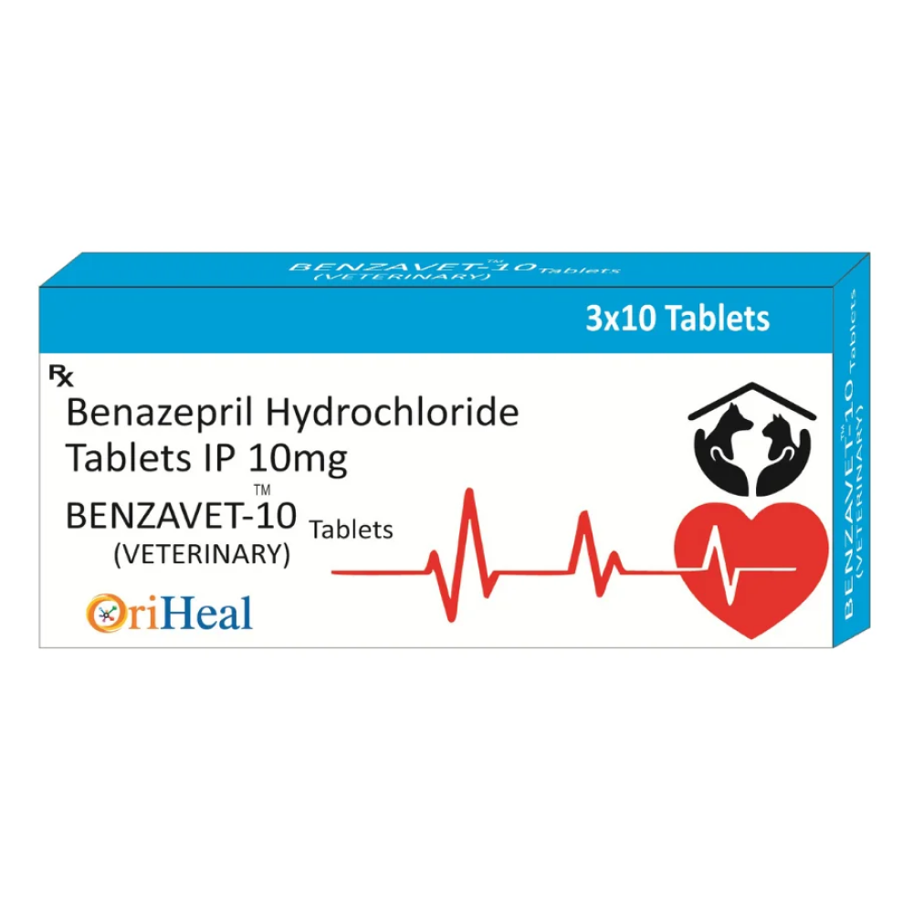 Oriheal Benzavet Benazepril Hydrochloride 10Mg Tablet For Dogs And Cats ...