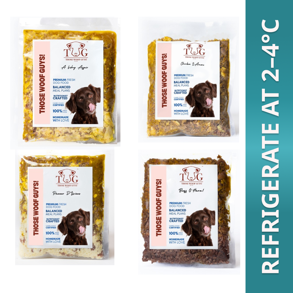 Buy Those Woof Guys Paneer, Chicken, Buffalo & Salmon Variety Pack Home ...