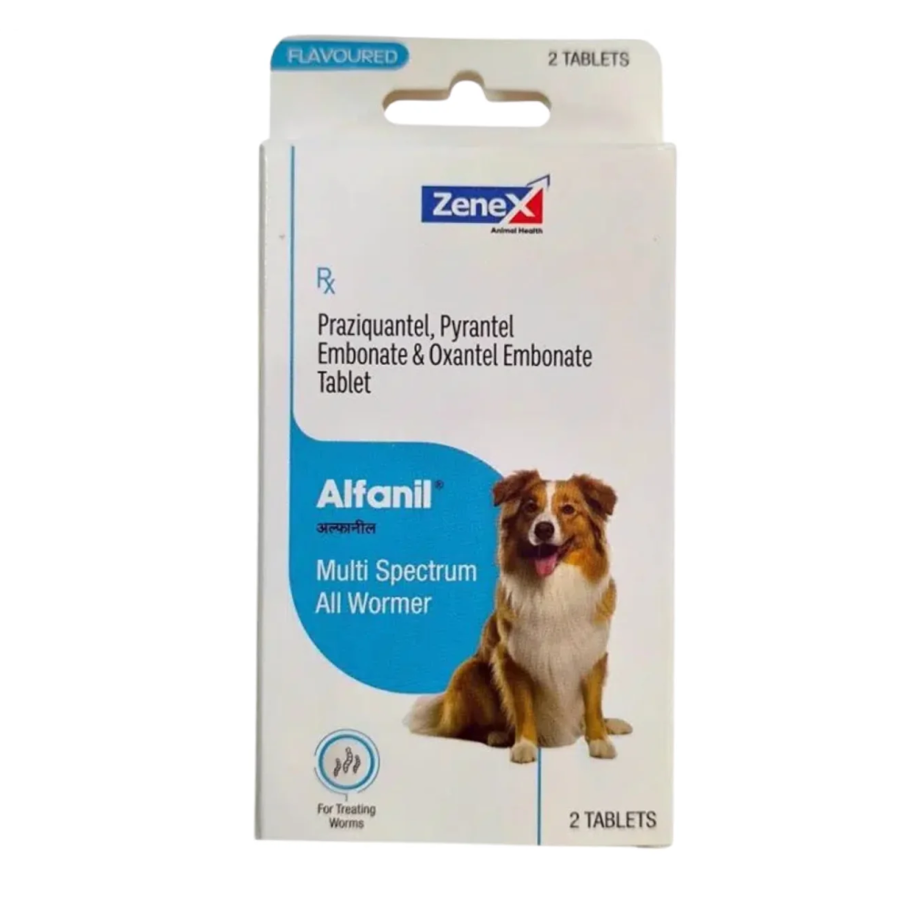 Zenex Alfanil Dewormer Tablet For Dogs for Dogs: Uses, Dosage, Benefits ...