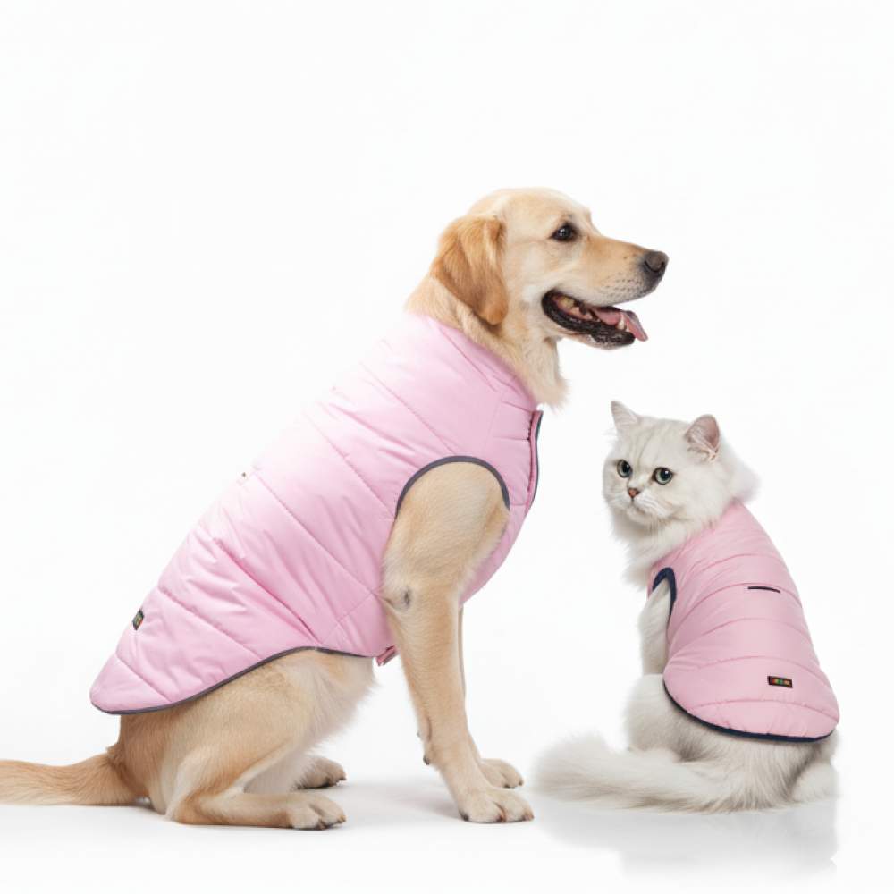 Buy Skatrs Cotton Candy Cuddles Puffer Reversible Jacket for Dogs and ...