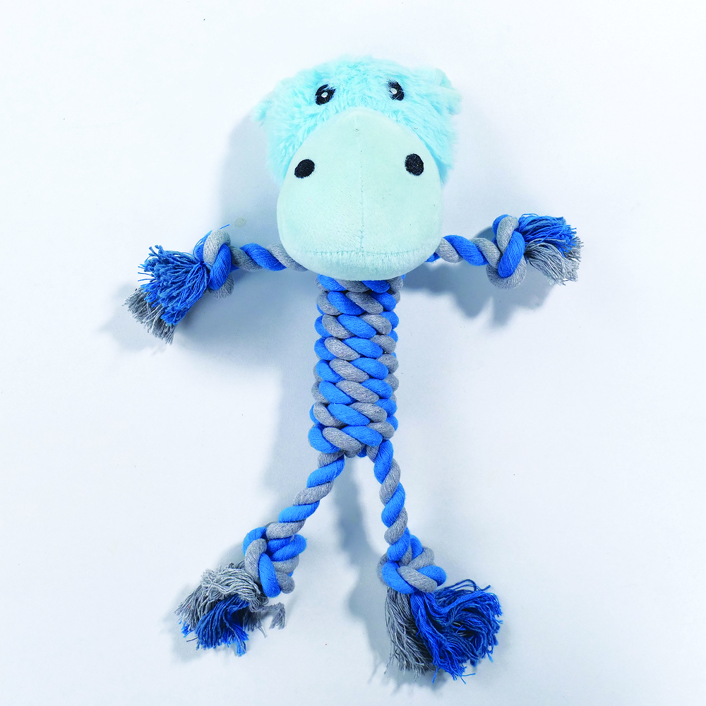M Pets Coco Eco Rope Toy for Dogs (Blue) | Supertails