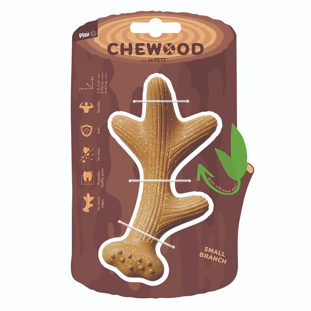 M Pets Chewood Branch Chew Toy for Dogs (Brown) | Supertails