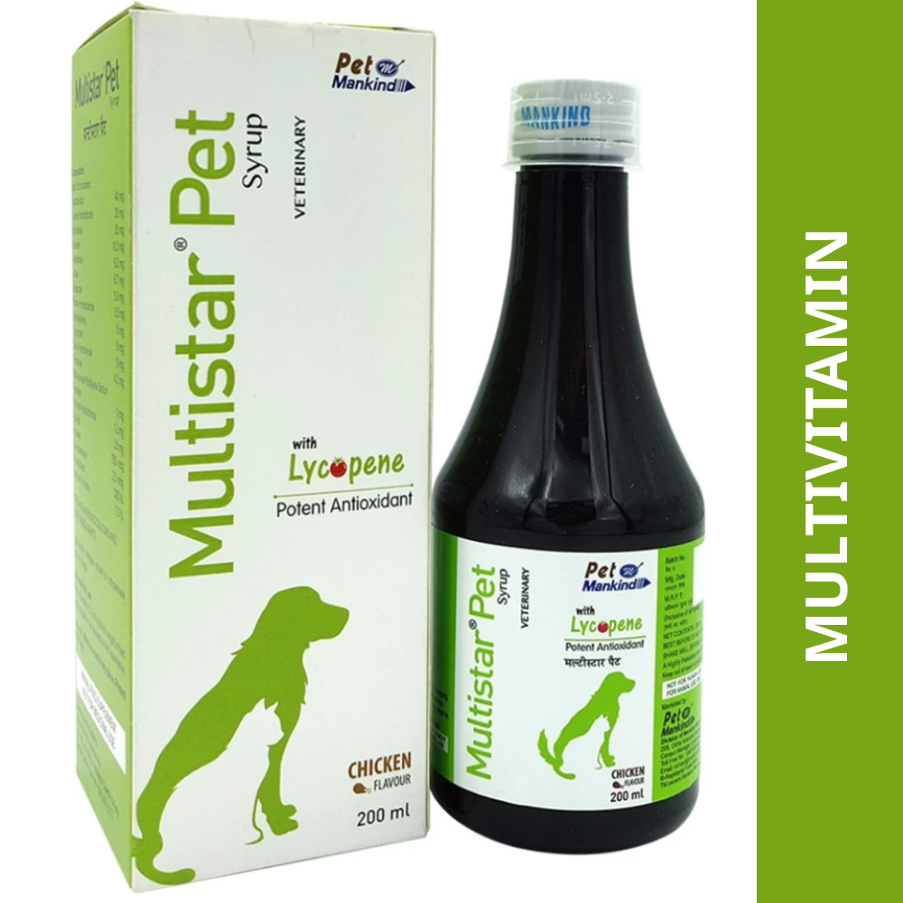 Mankind Multistar Pet Syrup for Dogs and Cats (200ml) | Supertails