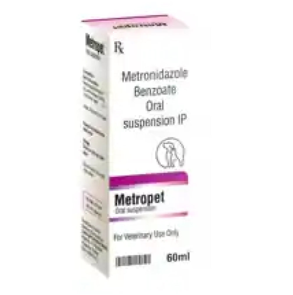 Sihil Metropet Oral Suspension (Metronidazole) for Dogs and Cats ...