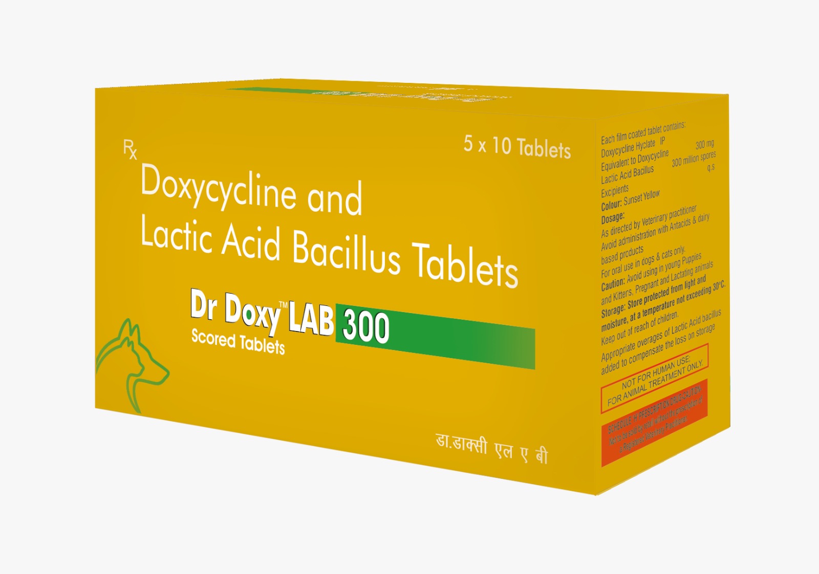 TTK Dr Doxy LAB 300mg Tablets for Dogs & Cats (Doxycycline & Lactic Ac ...