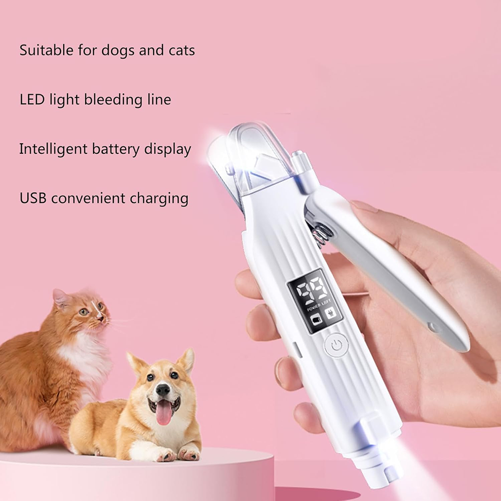 Buy PetVogue 2 in 1 LED Nail Grinder & Nail Cutter for Dogs and Cats ...