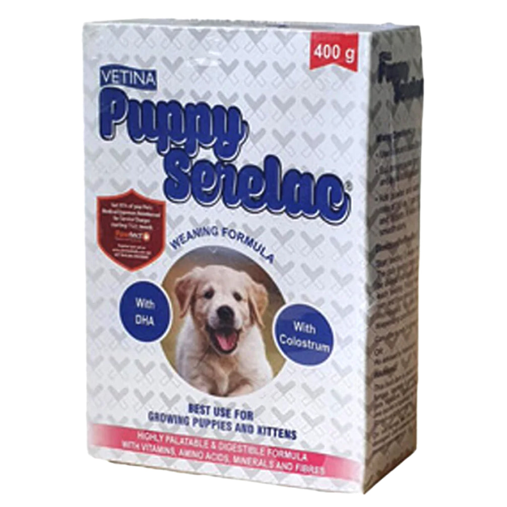 Vetina Puppy Serelac Weaning Formula for Puppies (400g) | Supertails