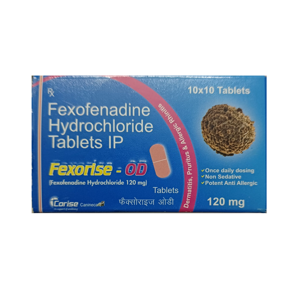 Corise Fexorise OD Tablets for Dogs and Cats | Supertails