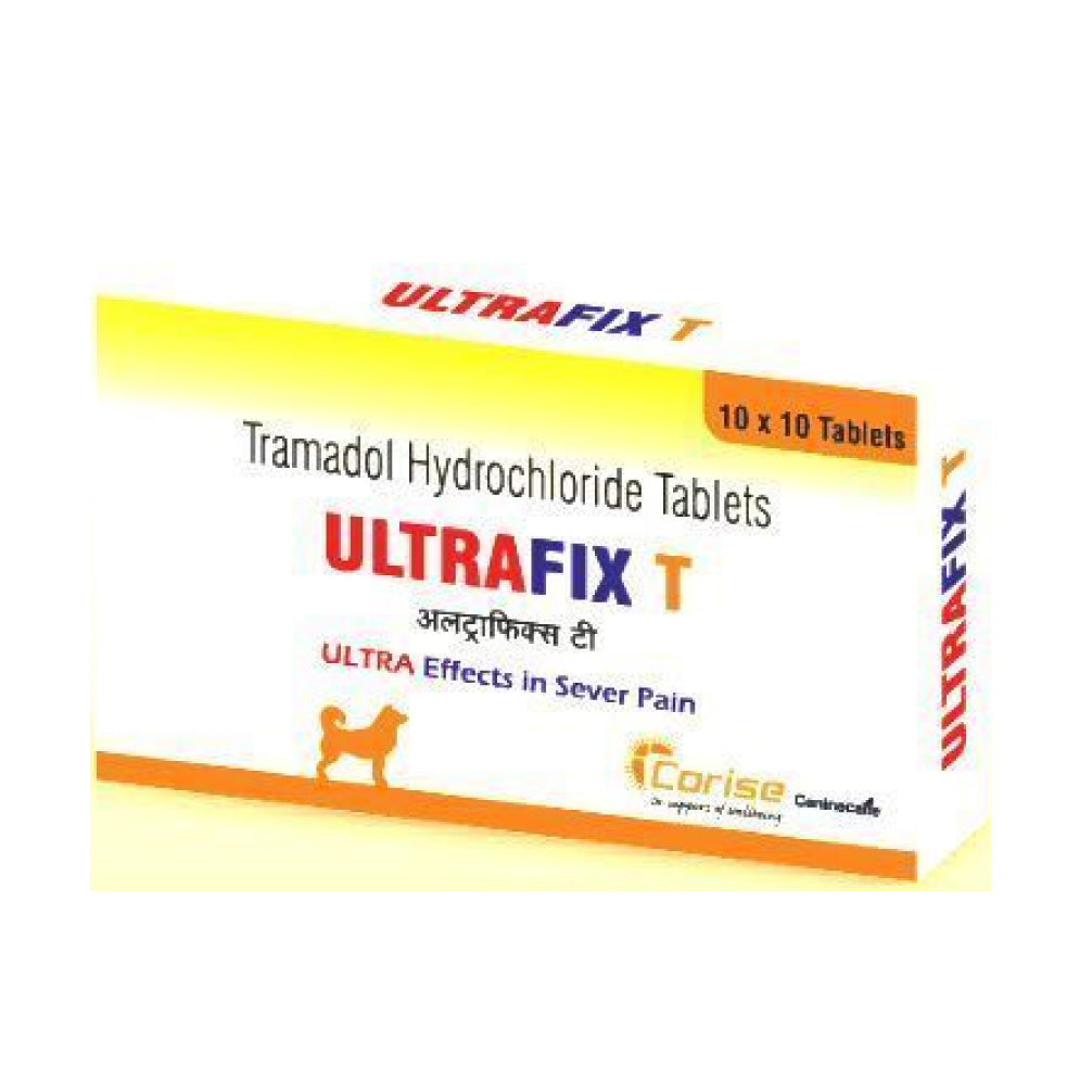 Corise Ultrafix T (Tramadol Hydrochloride) Tablets for Dogs and Cats ...