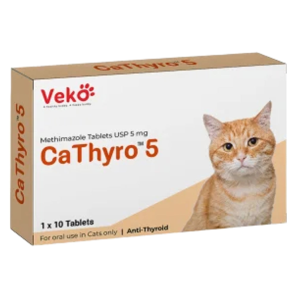 Veko CaThyro Methimazole 5mg Tablets for Cats | Supertails