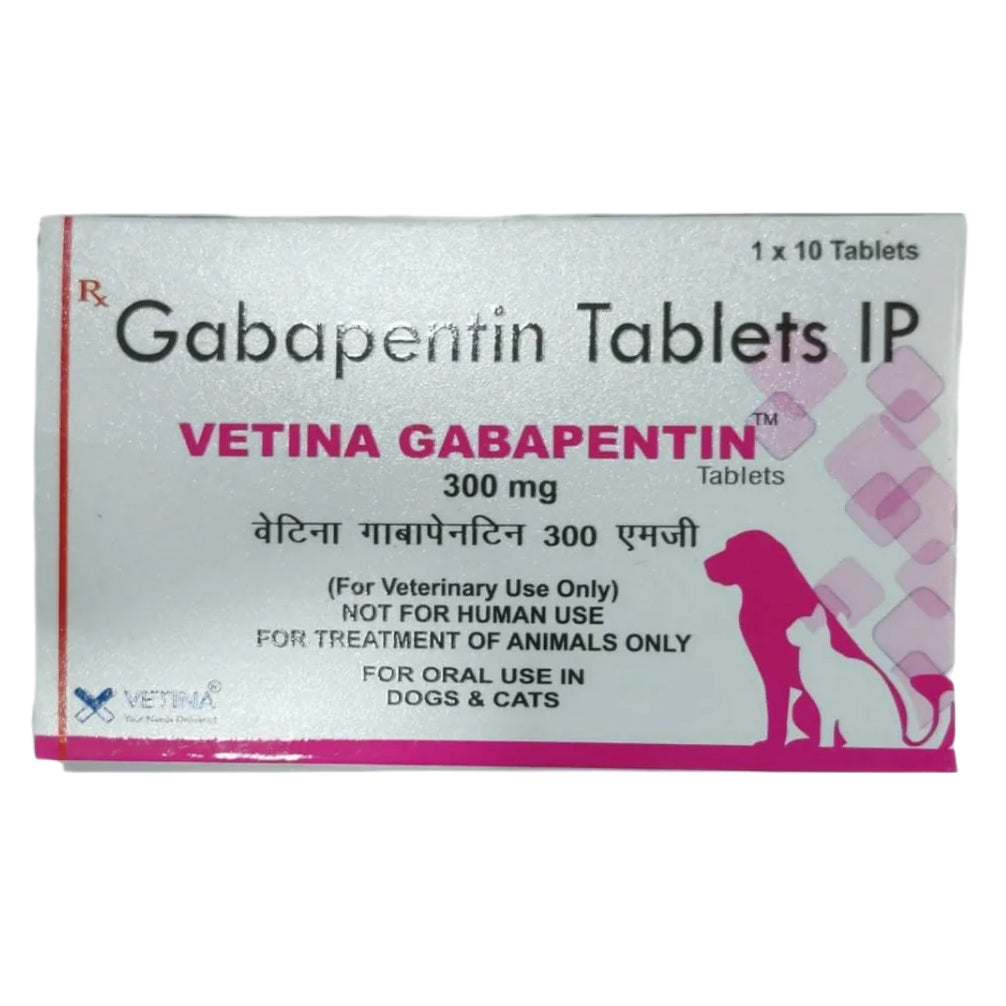 Vetina Gabapentin 300mg Tablets for Dogs and Cats | Supertails