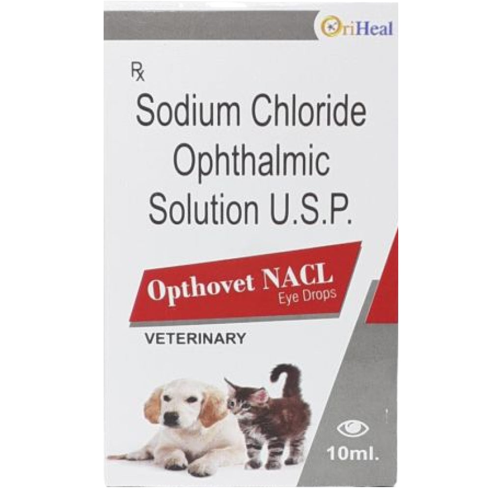 Oriheal Opthovet Nacl Eye Drops 10Ml For Dogs And Cats: Uses, Dosage ...