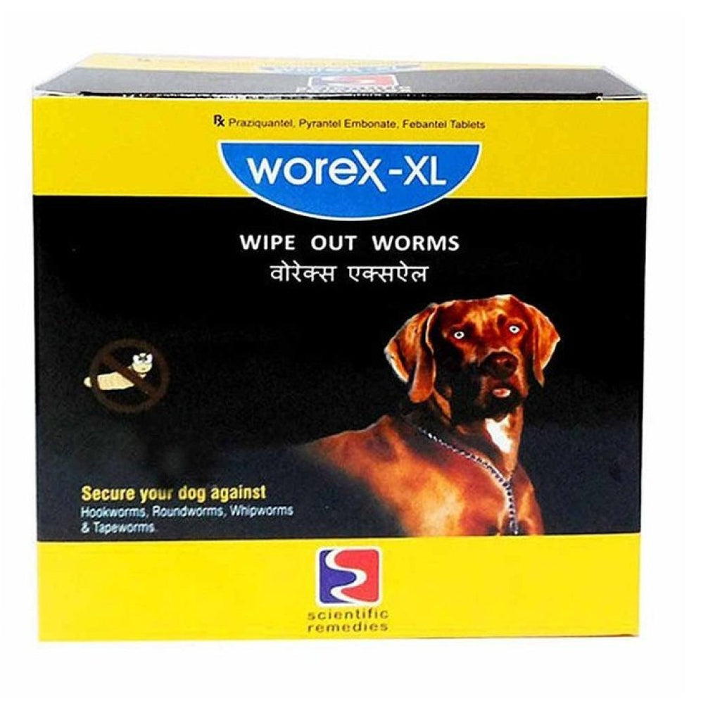 Scientific Remedies Worex XL Dewormer Tablets for Large Dogs | Supertails