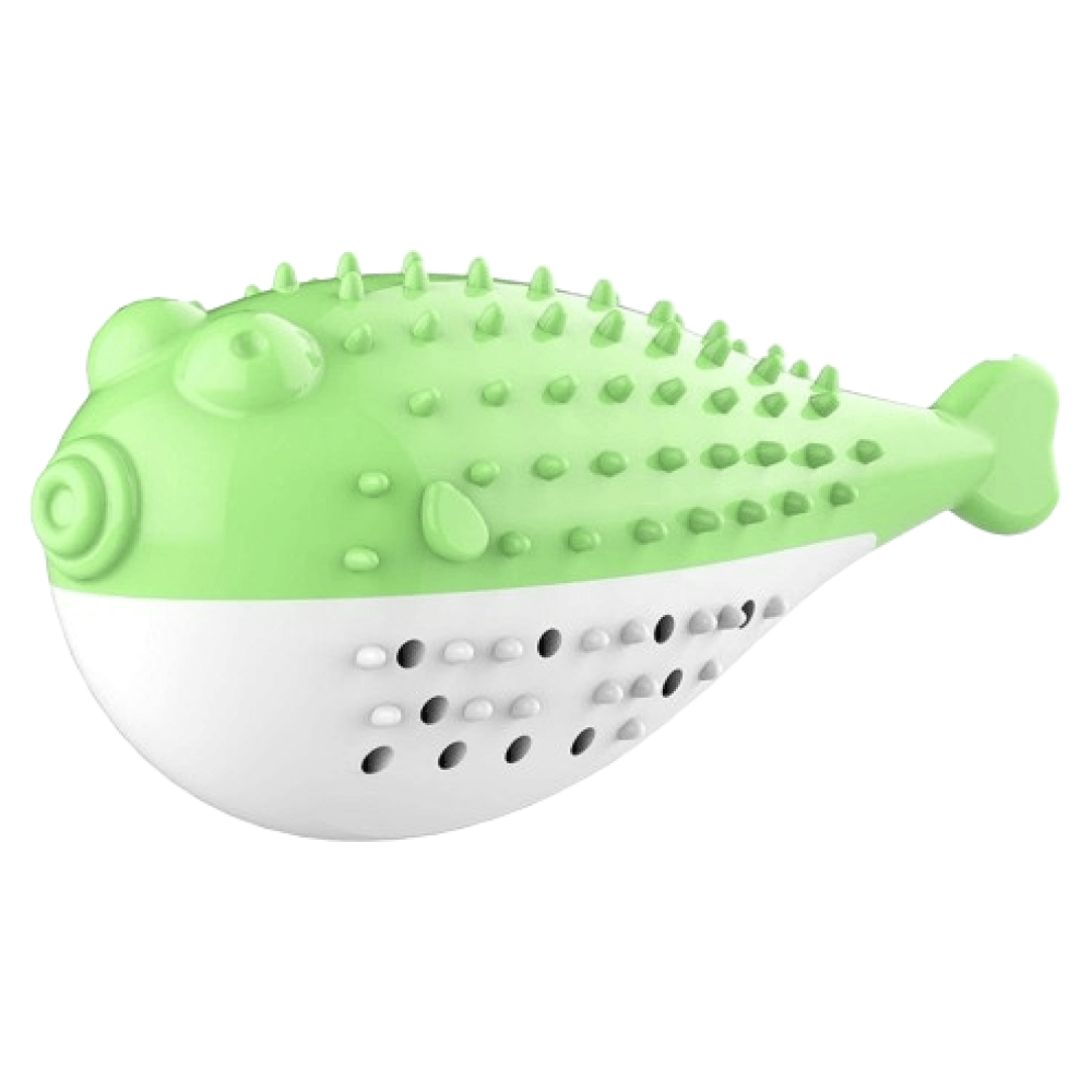 Buy Emily Pets Puffer Fish Shaped with Catnip Toy for Cats (Green ...
